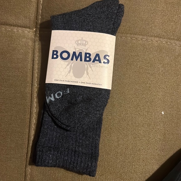 Bombas | Underwear & Socks | Nwt Bombas Calf Socks Navy Blue Multiple ...